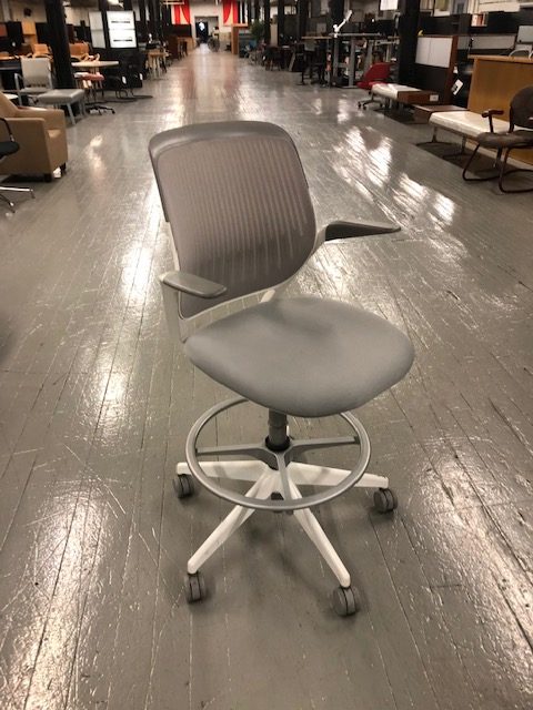 Steelcase Swivel Stool with Fixed Arms -G13 | Steelcase Swivel Stool ...