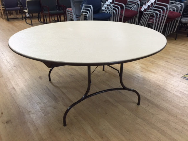 MityLite Round Folding Table -Y7 | Round Folding Table